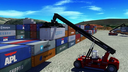 3D Animation Services for Ports and Terminals - ImageMaker